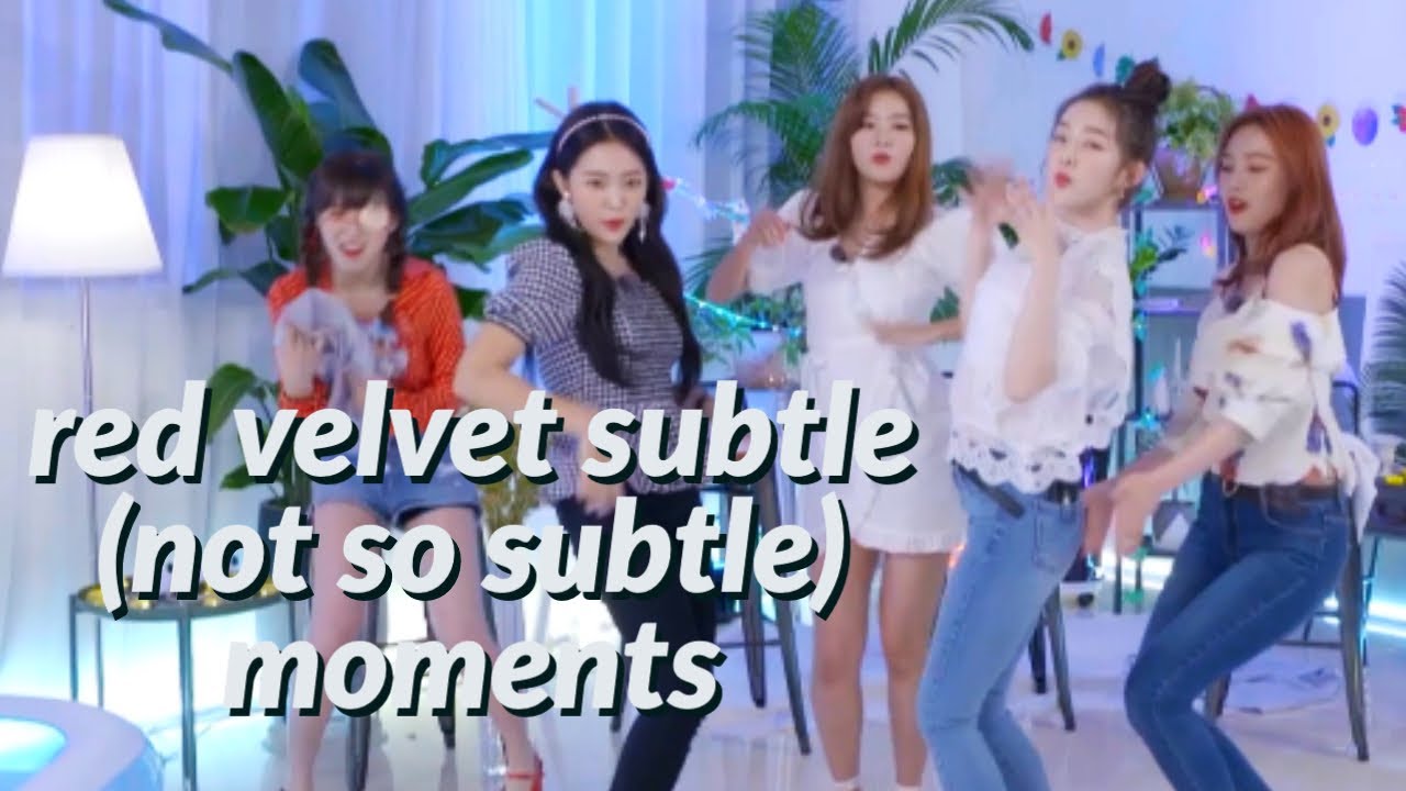 red velvet subtle (not so subtle) moments - YouTube