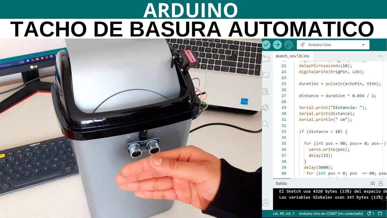 Tacho de Basura Automático - Proyectos Escolares - Tutorial Paso a Paso ...