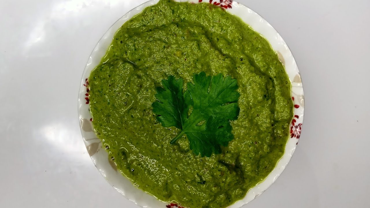 KOTHAMALLI CHUTNEY/CORIANDER LEAVES CHUTNEY/SIDEDISH FOR IDLI,DOSA,RICE ...