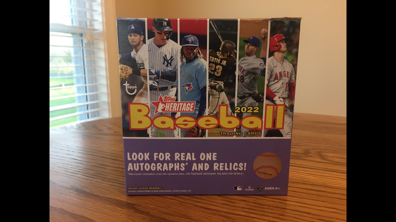 2022 Topps Heritage Mega Box Recap *Blue Sparkle Chromes* - YouTube
