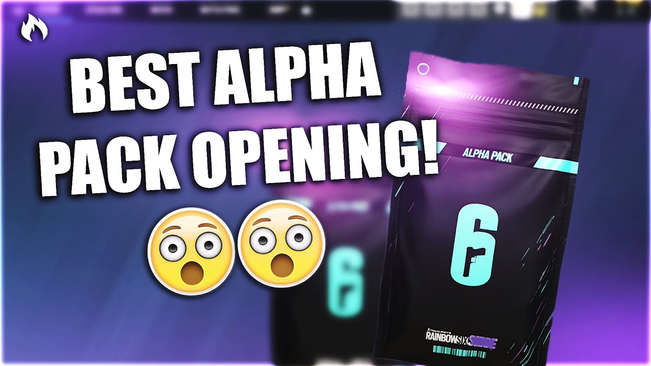 My *BEST* Alpha Pack Opening! | Rainbow Six Siege - YouTube