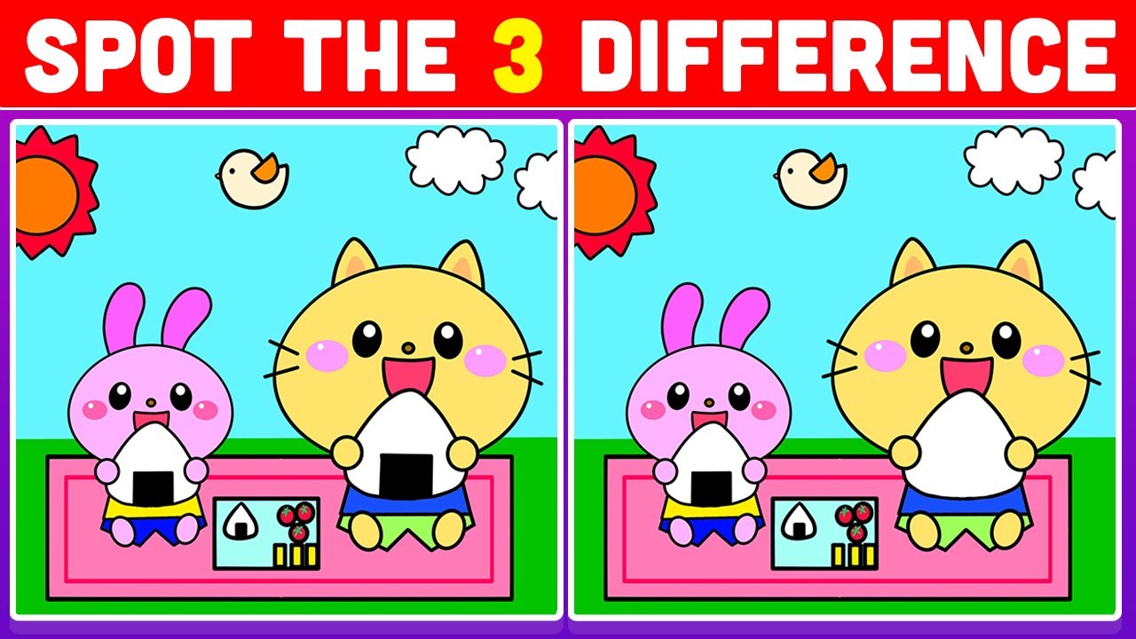 【Find the Differences】Let's train concentration and attention | #Ep26 ...