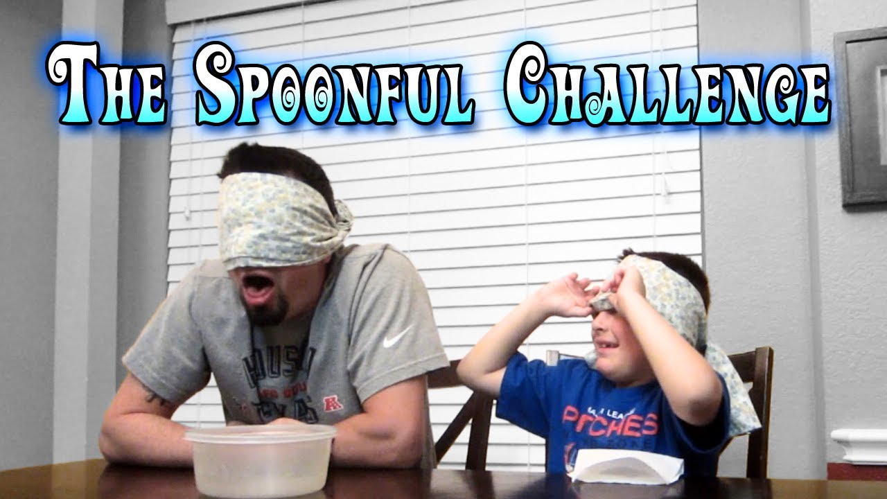 THE SPOONFUL CHALLENGE! (Dad vs. Son) - YouTube