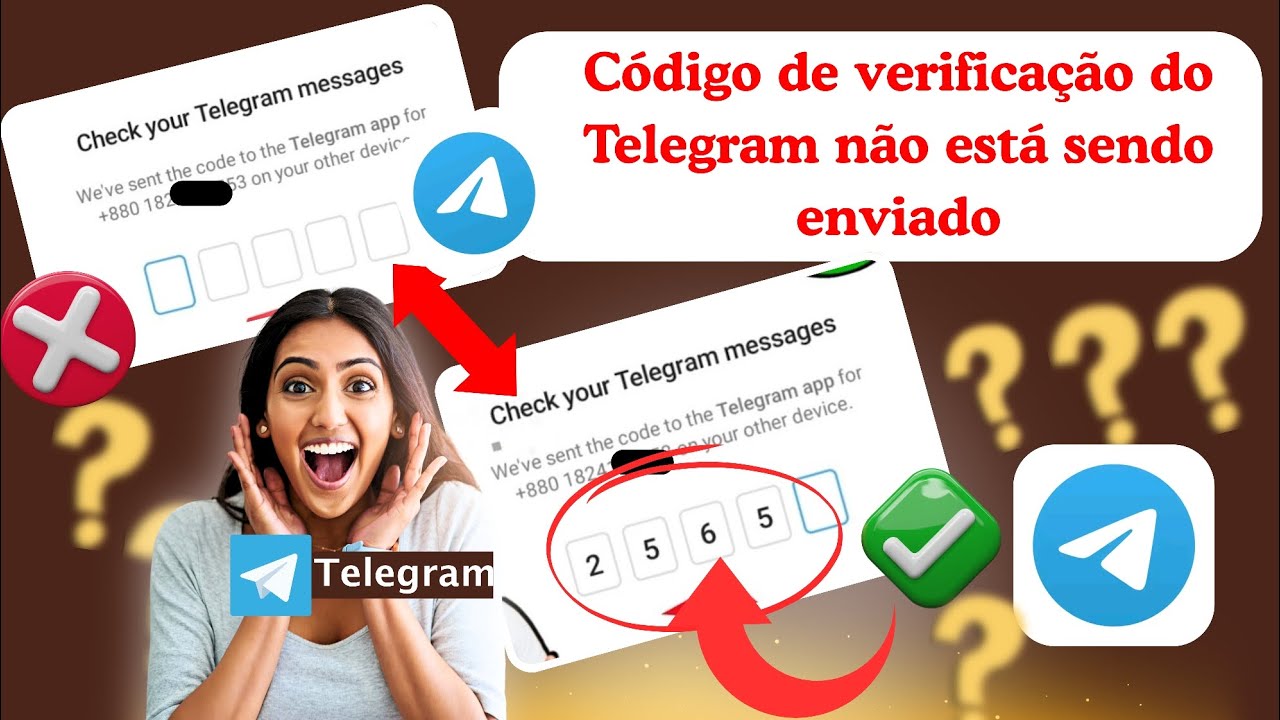 Como corrigir o erro "O Telegram não está enviando código" | O código ...