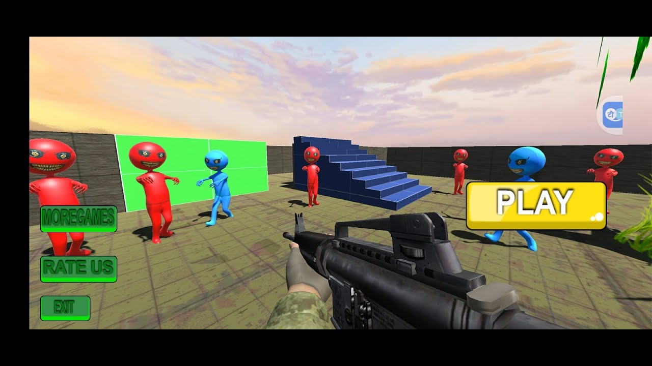 Red Alien Shooting game 3D Android Gameplay - YouTube