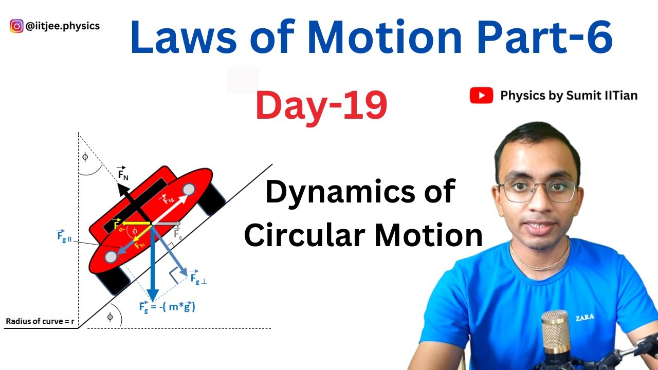 Dynamics of Circular Motion || Laws of Motion Part-6 || Day-19 Dare ...