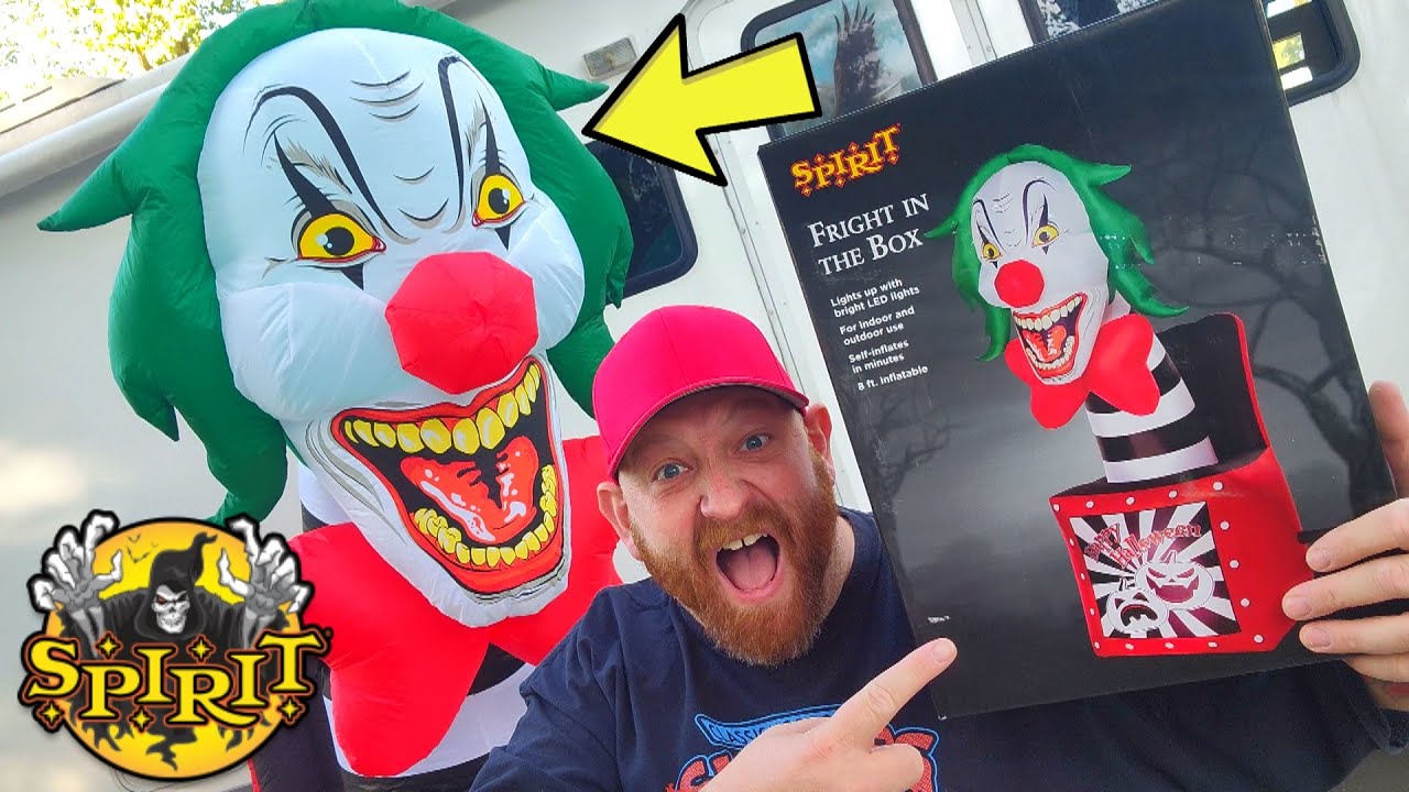 SPIRIT HALLOWEEN 2022 FRIGHT IN THE BOX INFLATABLE UNBOXING AND SET UP ...
