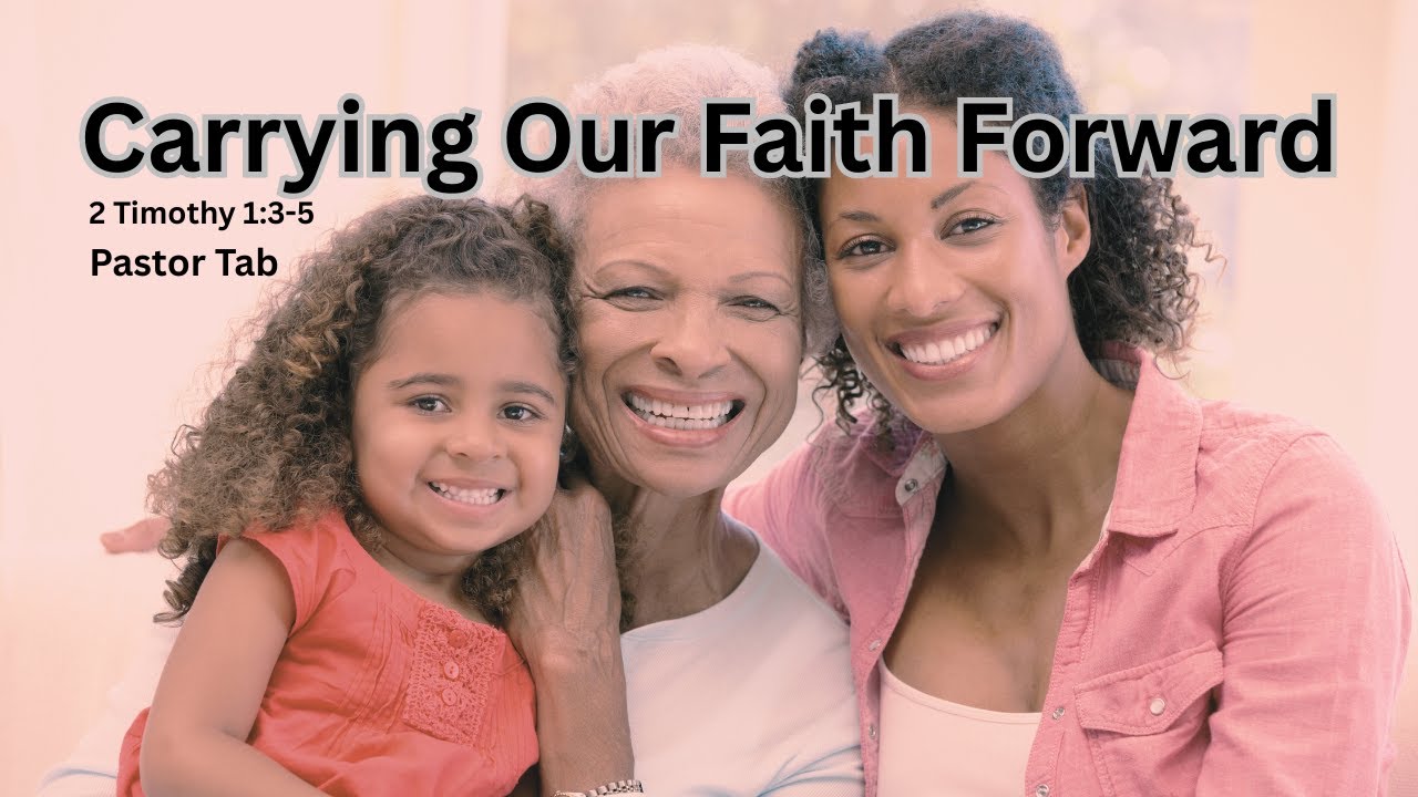 Carrying Our Faith Forward - @tabitharankin - YouTube