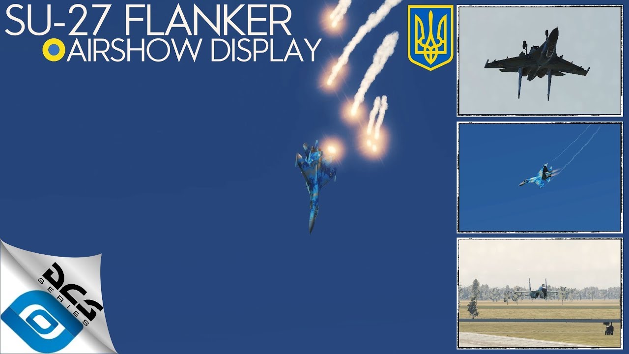 SU-27 Flanker Airshow - DCS - CY27 - Airshow Cam - YouTube