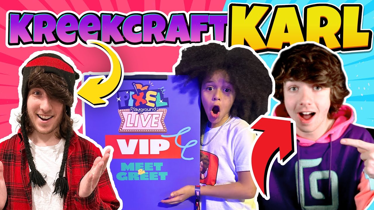 Meeting Karl Jacobs & KreekCraft at Pixel Playground Live: Exclusive ...