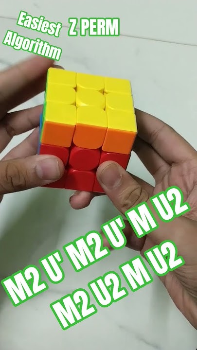 Easiest Z PERM Algorithm for Rubik's cube#cube#funk#shorts #cubeigo ...