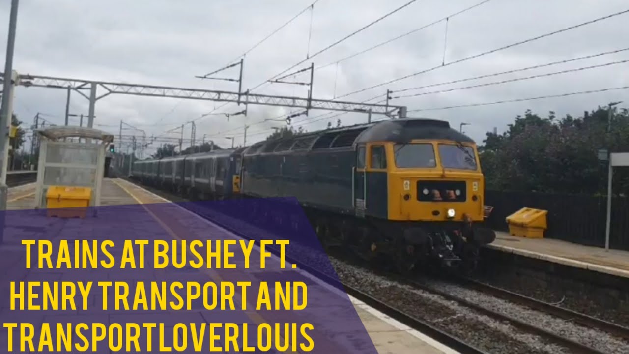 trains at bushey ft Henry transport and transportloverlouis - YouTube