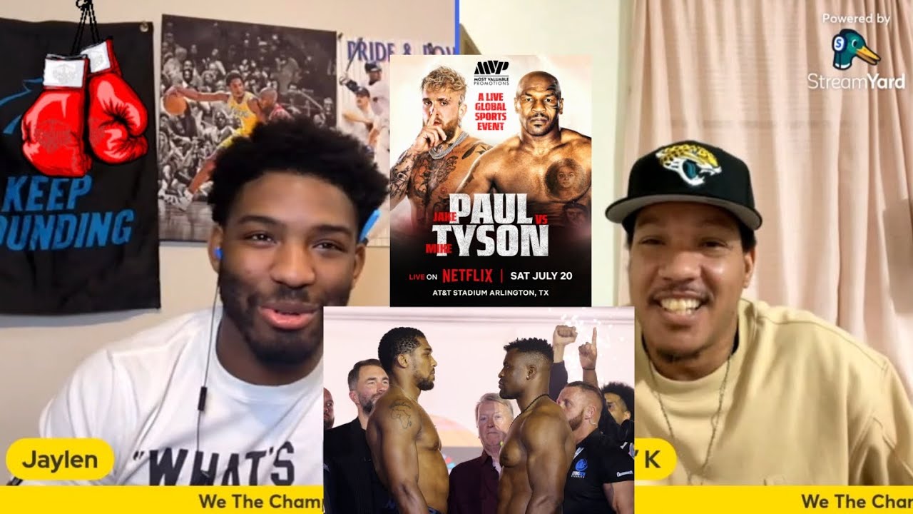 BOXING Jake Paul Vs Mike Tyson. Francis Ngannou VS Anthony Joshua. Devin Haney vs Ryan Garcia ...