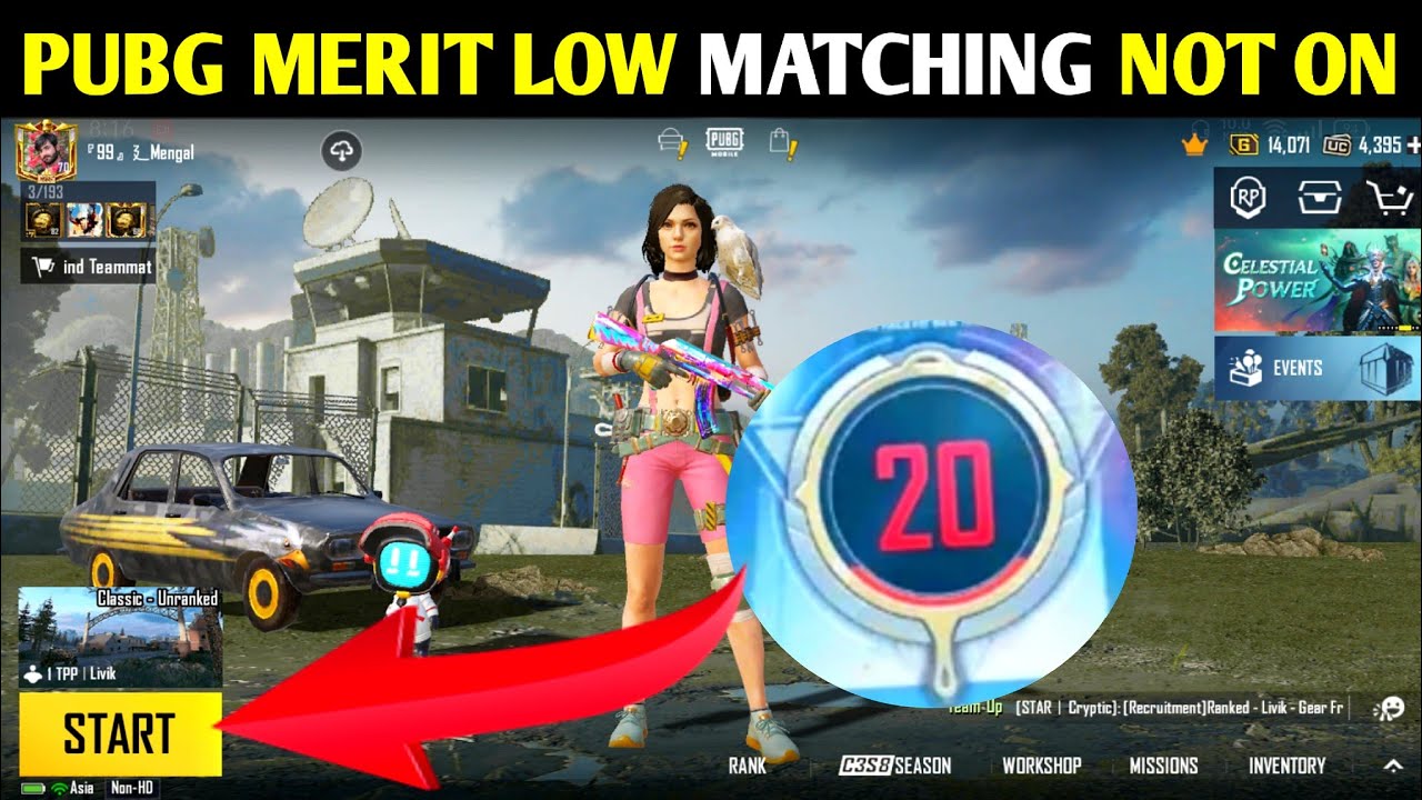 How to increase merit in bgmi fast | full Explained | Insufficient ...