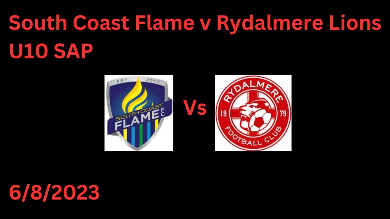 230806 South Coast Flame FC v Rydalmere Lions FC U10 SAP - YouTube