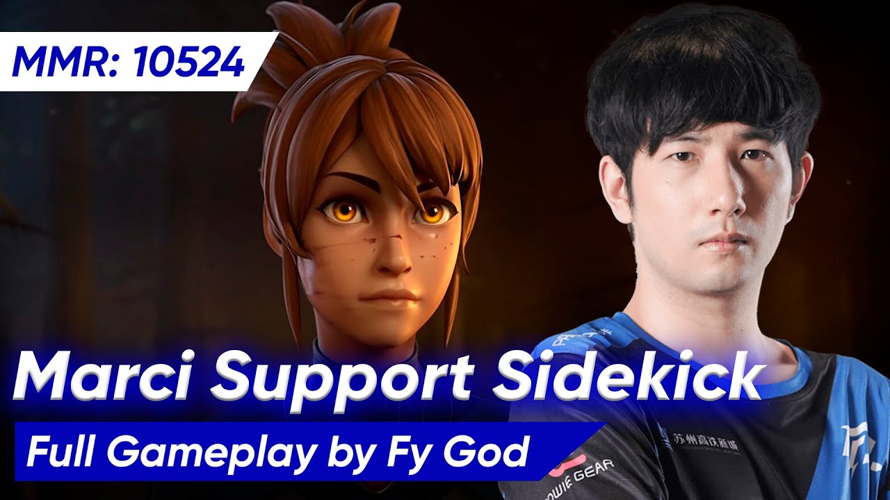 FY GOD MARCI SIDEKICK SUPPORT 7.37d | Dota 2 Pro Gameplay - YouTube