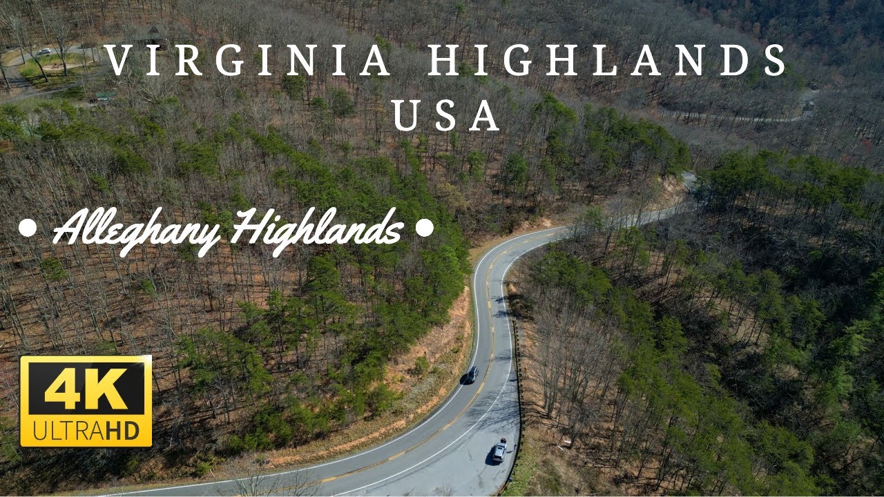 Virginia - Highlands | Forests | Landscape - 4K Drone - YouTube