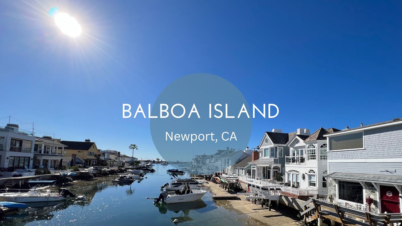 Balboa Island - Newport, CA - 4K Walking Tour - YouTube