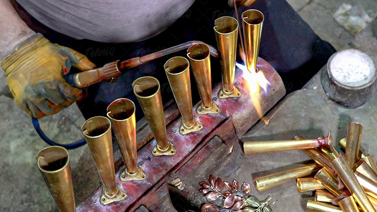 Inside Awesome Copper Workshop Producing Tea-pots By Hands - YouTube