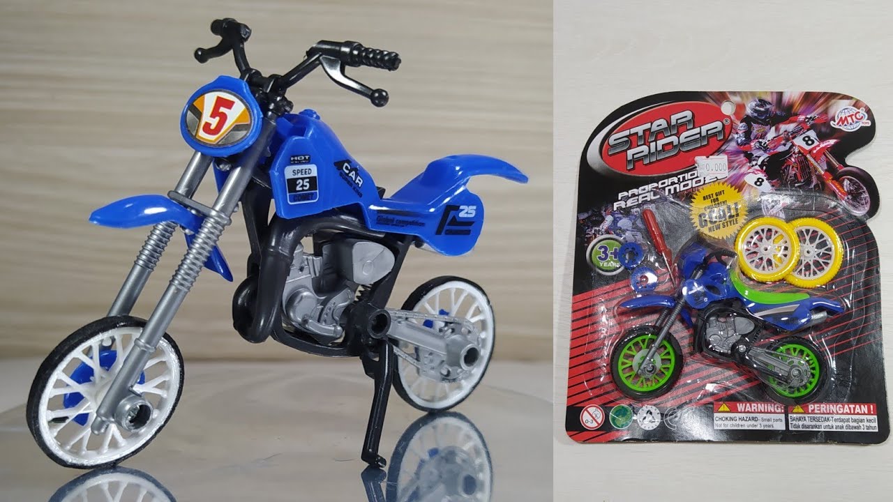 Tutorial Modifikasi Motor Trail Mainan Simpel dan Keren - YouTube