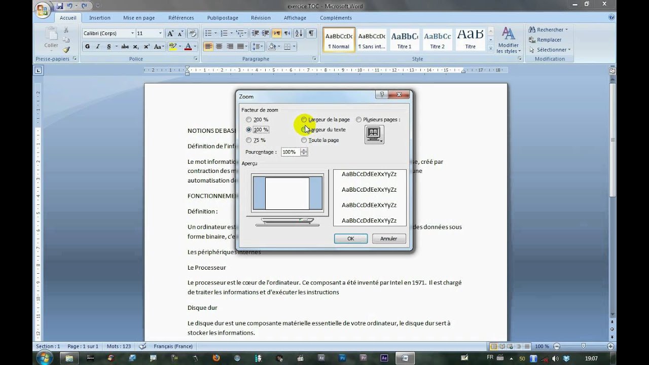 01. Ms Word 2007 : Interface - YouTube