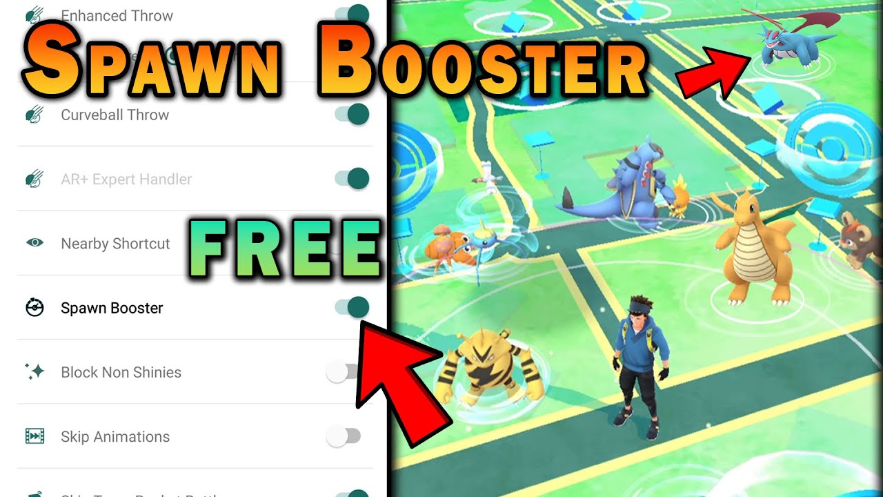 Get Pokemon Go Spawn Booster For Free | Get PGSharp Spawn Booster For ...