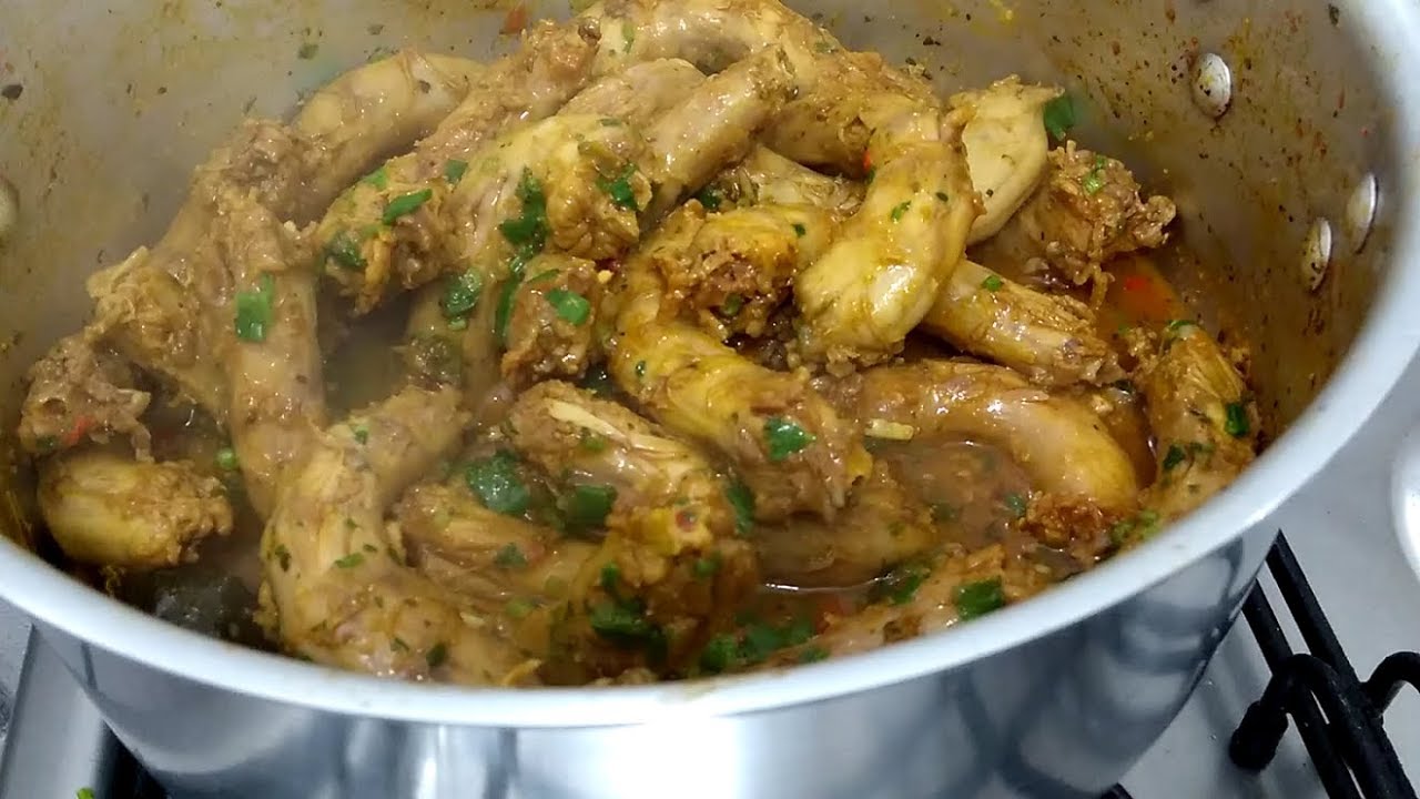 PESCOÇO DE FRANGO AO MOLHO - YouTube