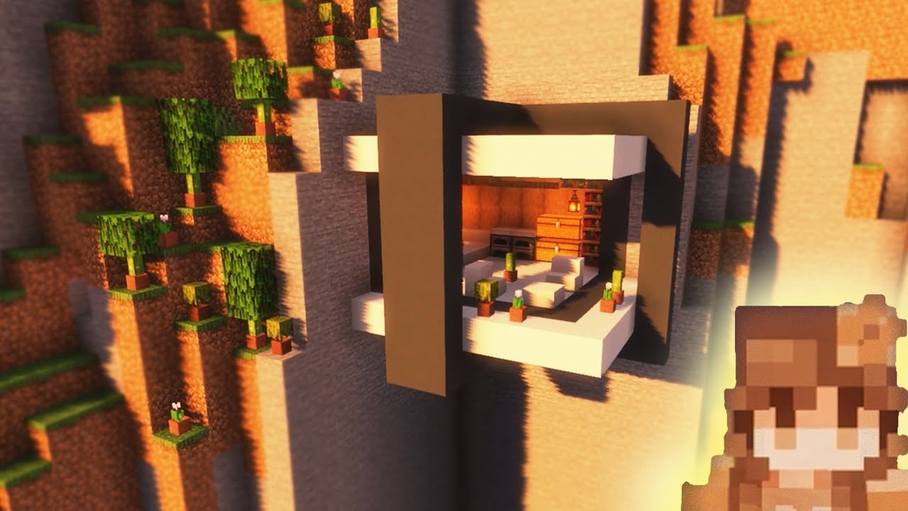 minecraft tutorial | how to build a mountain house in minecraft ⚘ - YouTube