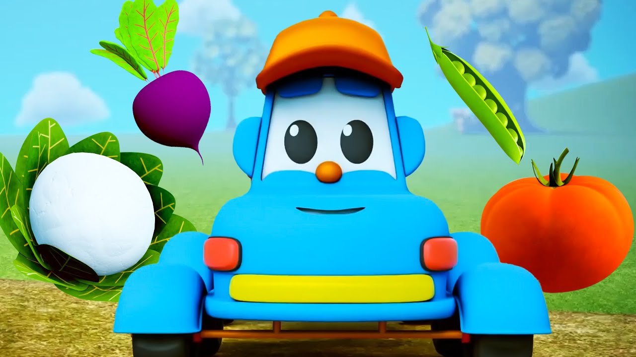 Learn Colors & Vegetables with Hector the Tractor - Educational Video ...