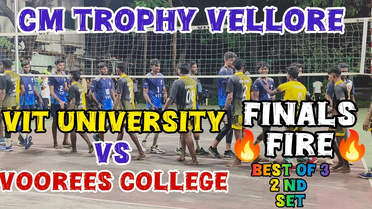 CM TROPHY / VIT UNIVERSITY / vs / VOOREES COLLEGE Vellore / Finals 2 nd ...