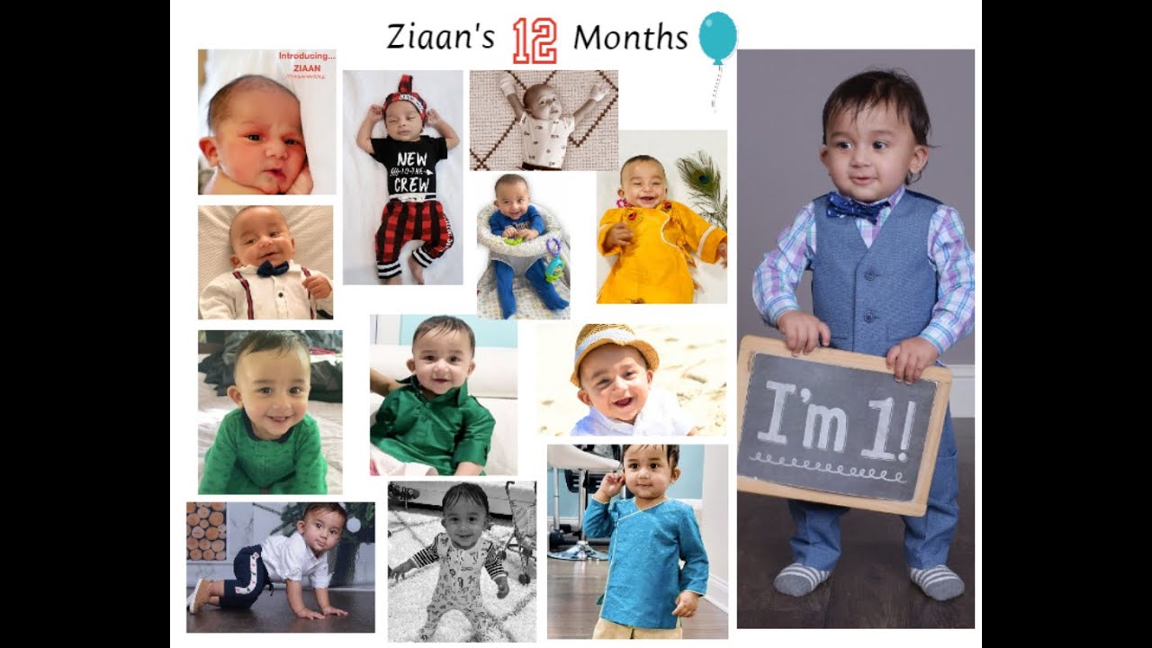 Ziaan's 1st Birthday Videos - YouTube