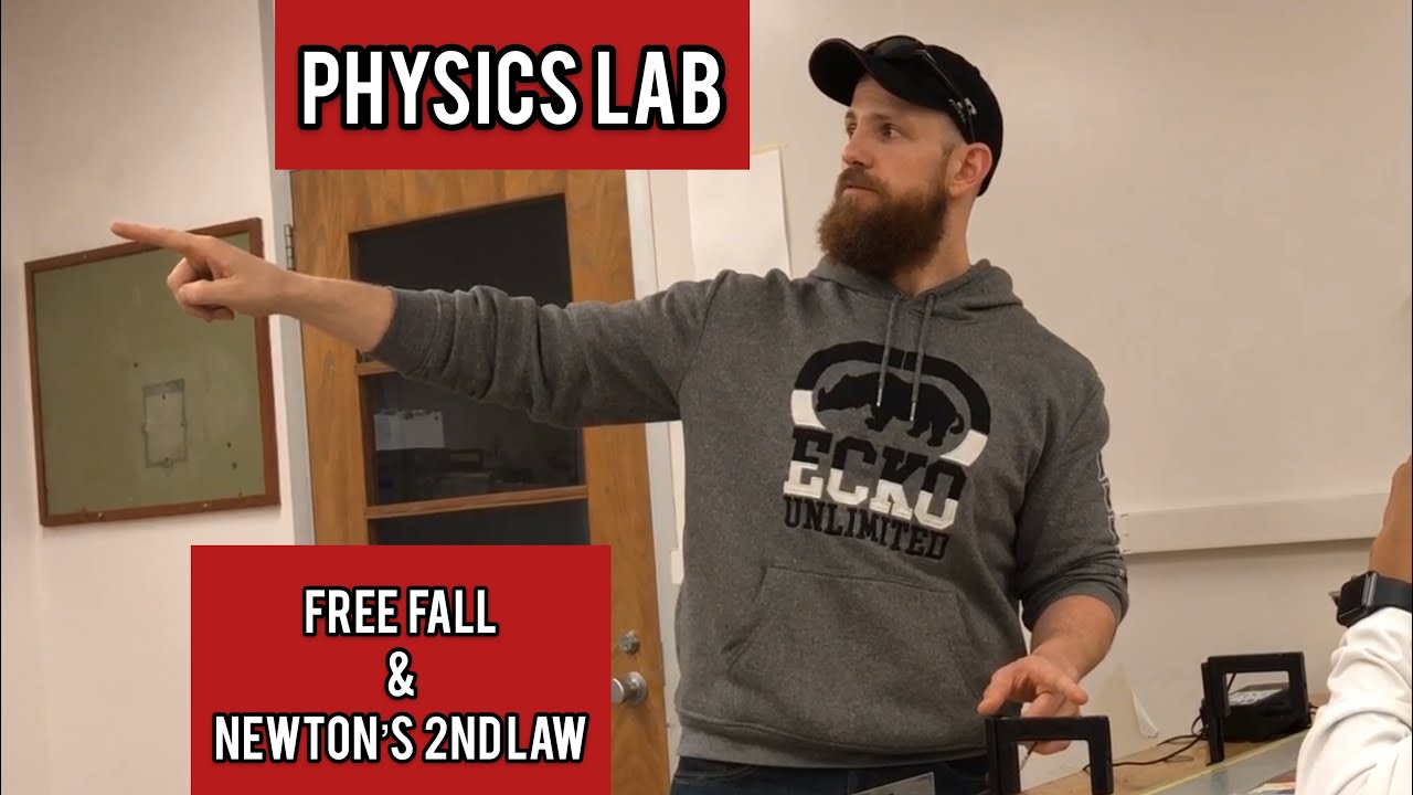 Physics Lab: Free Fall And Newton's 2nd Law - YouTube