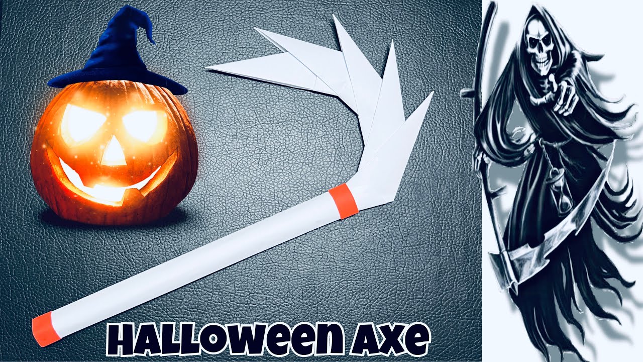 DIY - Paper Axe - YouTube