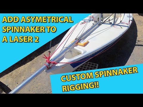 HOW I RIGGED MY CUSTOM SPINNAKER - YouTube