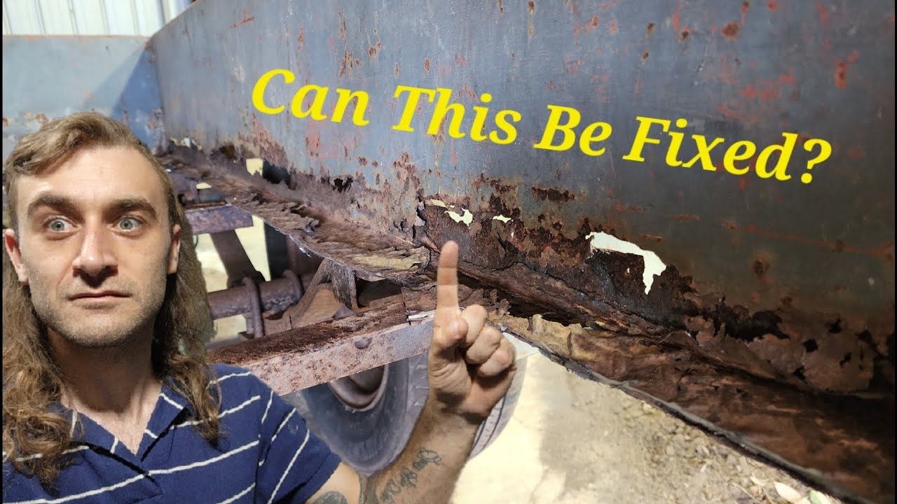 How to Fix a Rusty Trailer: Full Trailer Restoration Pt.1 - YouTube