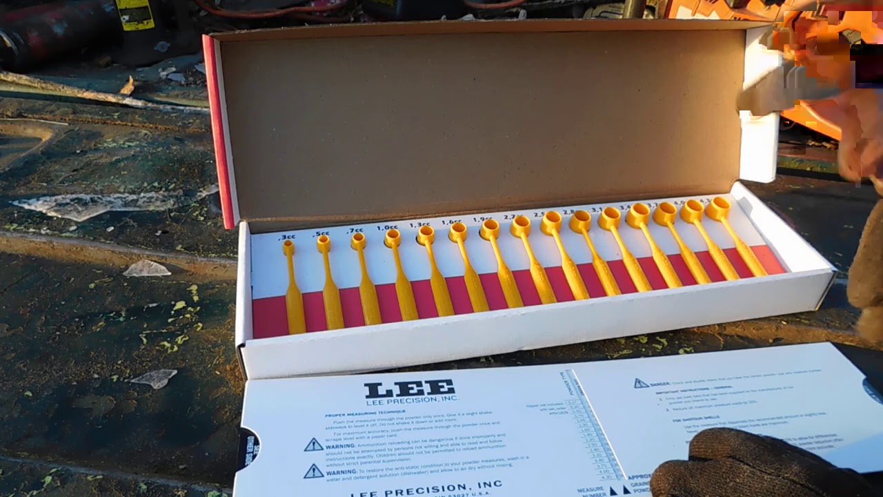 Lee powder measure kit - YouTube