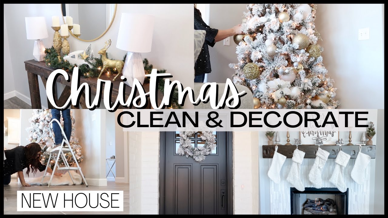 CHRISTMAS CLEAN & DECORATE 🎄 | NEW HOME DECORATE WITH ME | 2020 NEW ...
