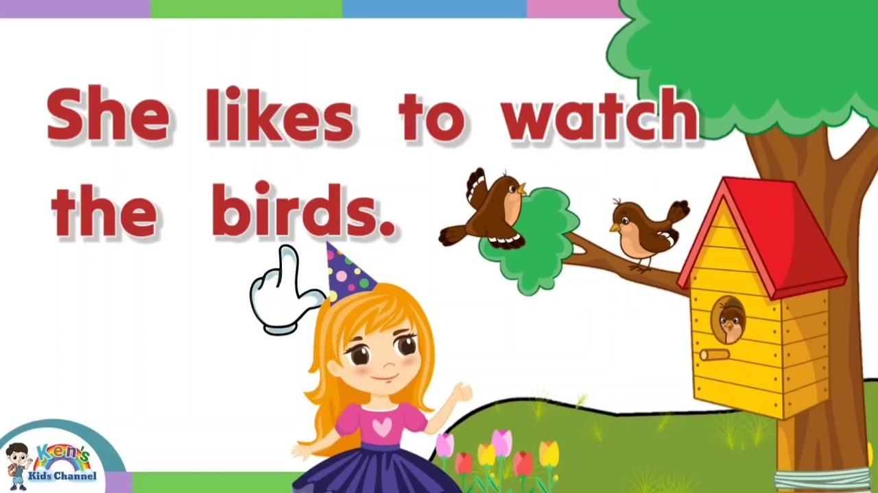 PRACTICE READING SIMPLE SENTENCES | English Reading Lesson for Nursery ...