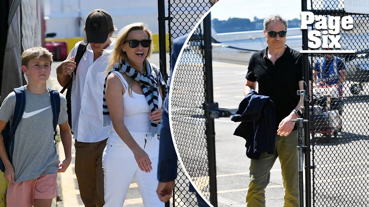 Reese Witherspoon arrives in NYC with German financier Oliver Haarmann ...