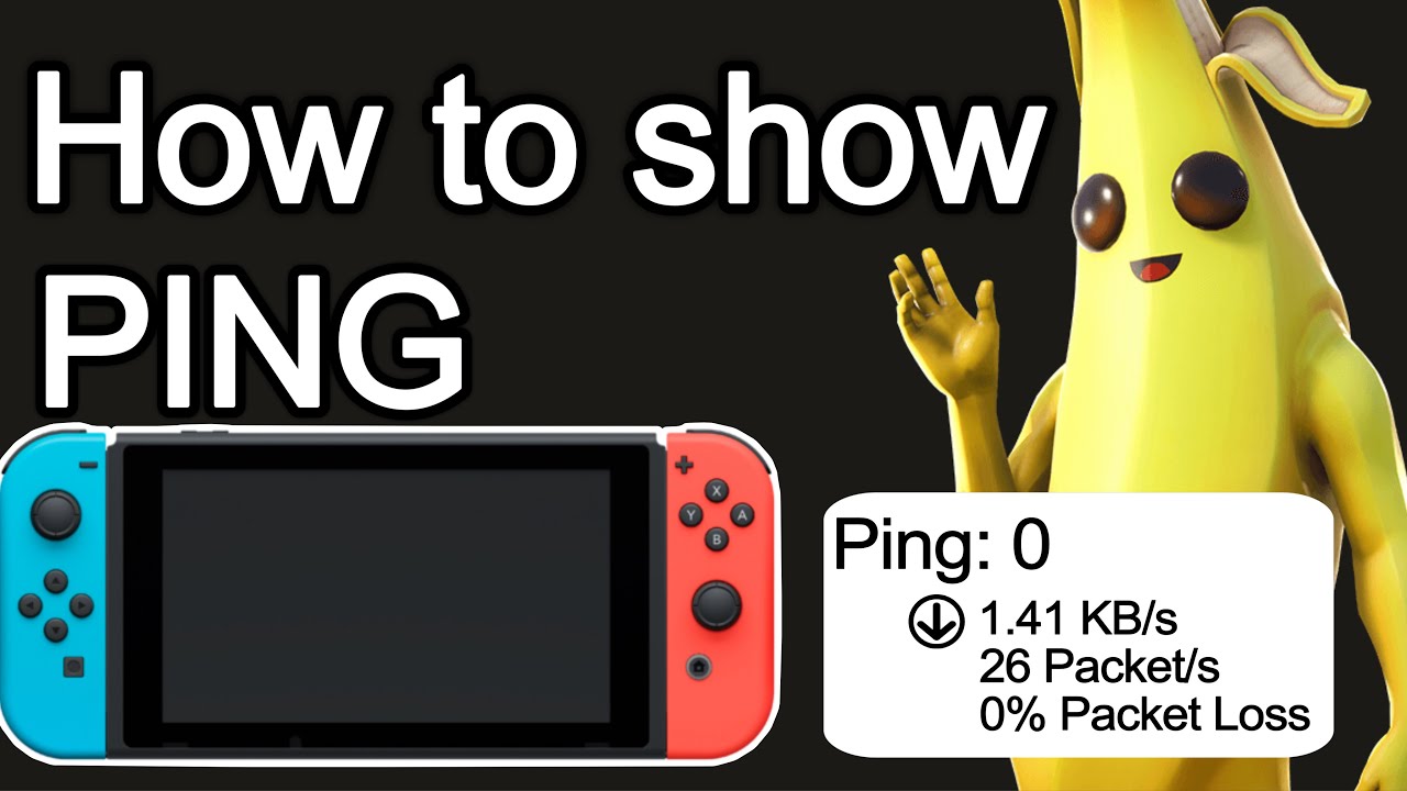 How to show PING Fortnite Nintendo Switch Chapter 5 Season 3 - YouTube