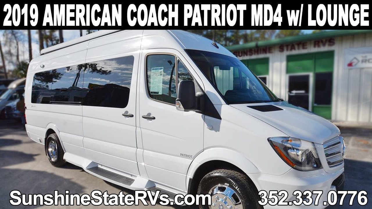 New 2019 American Coach Patriot MD4 Class B RV with Lounge - YouTube