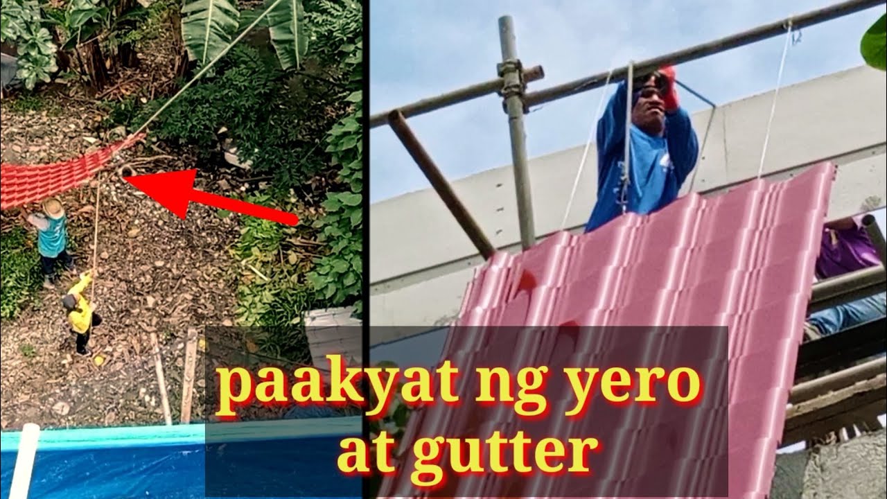 paakyat Ng gutter at yero - YouTube