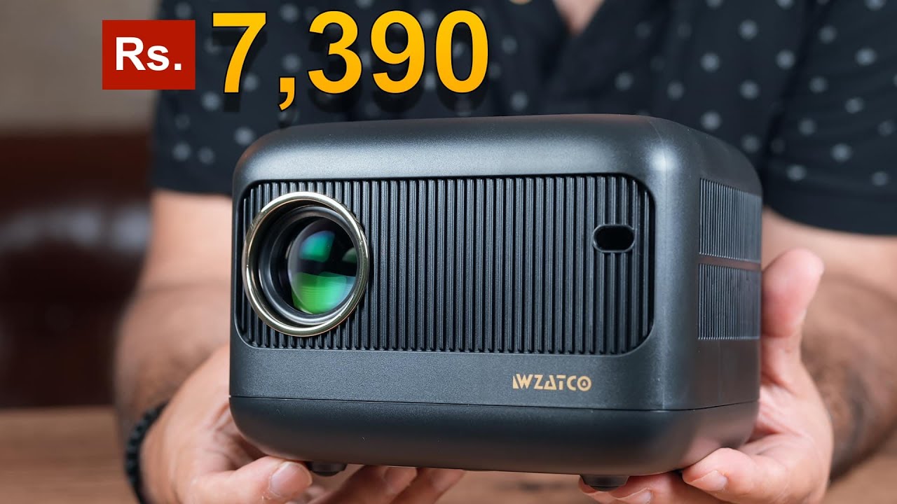 WZATCO Eve projector with 720p resolution priced Rs. 7,390 - YouTube
