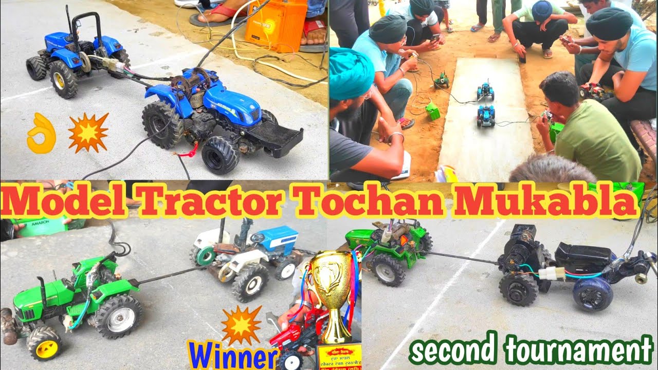 Tractor Tochan Mukabla |mini tractor Tochan |#modeltractortochan - YouTube