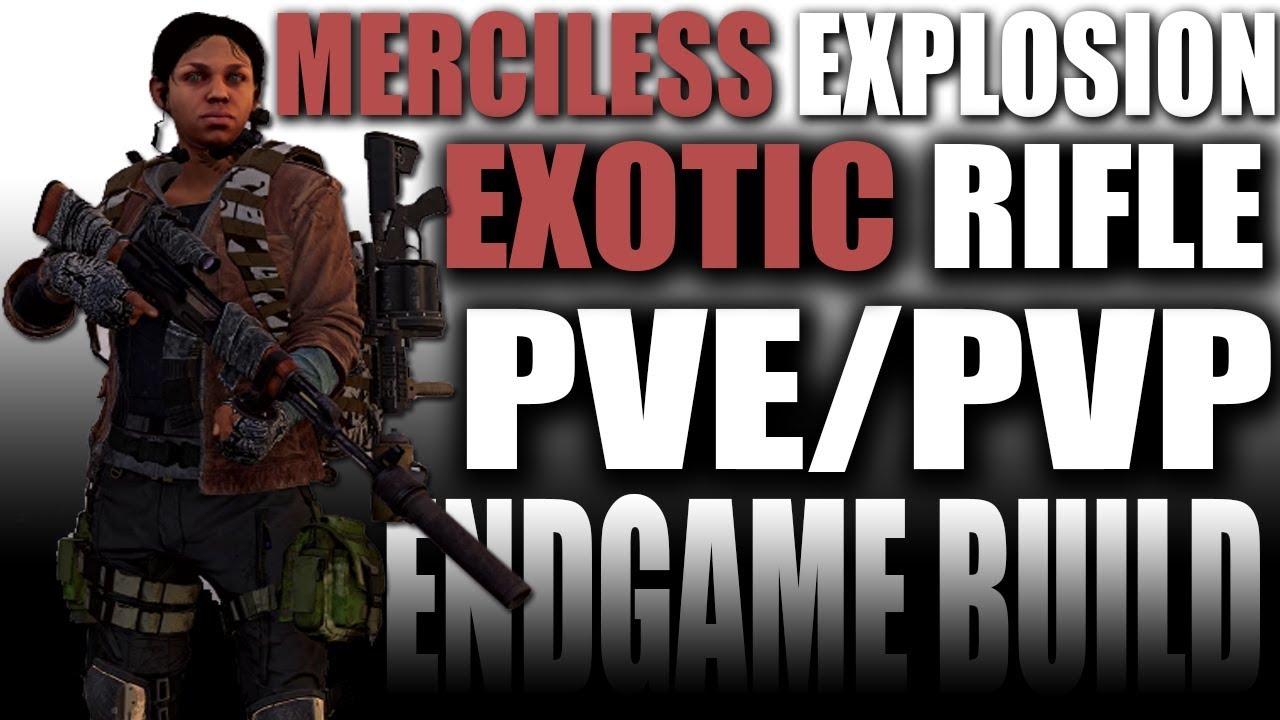 "Merciless Explosion" Endgame PVE/PVP Exotic Rifle Build Guide - The ...