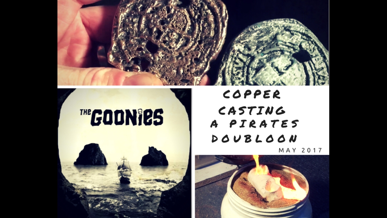 Copper Melting Video - Copper Casting Pirate Doubloons - YouTube