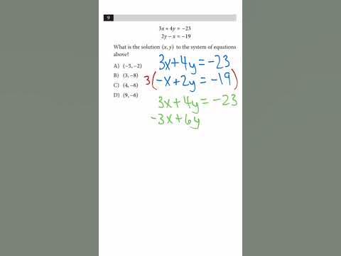 SAT Math | Practice Problem 9 - YouTube