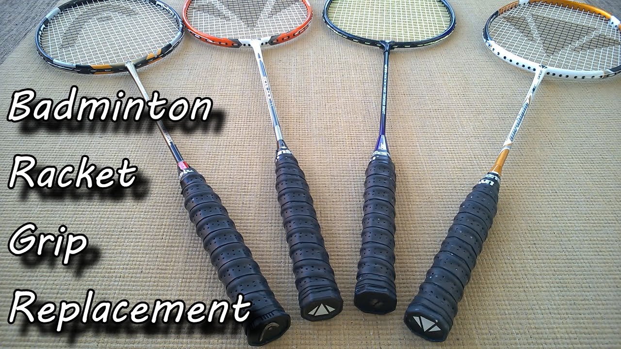 Badminton Racket Grip Replacement - YouTube