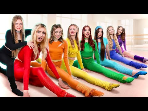 New Gymnast in Rainbow Team! Rainbow Girls in Gymnastics Challenge