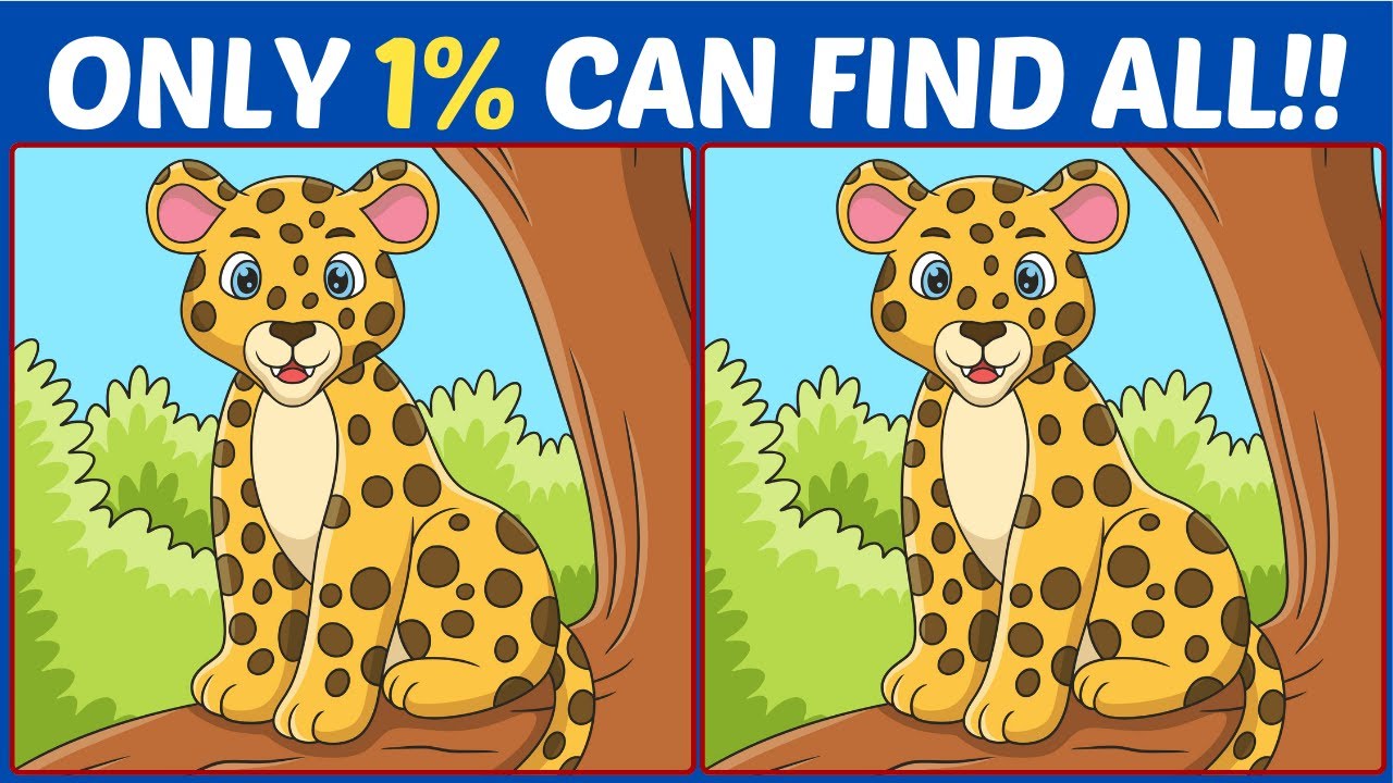 【Spot the difference】🔥10mins difficult puzzle improve your brain!!【Find ...